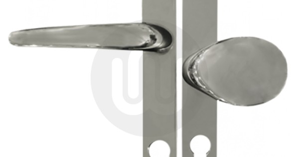 Yale Style Offset Lever/Pad Sprung 92/62mm Door Handle