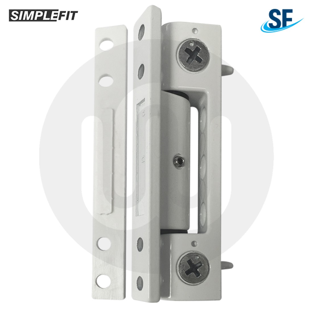 Simplefit Flat or Angled All-In-One Standard Butt Hinge 100mm