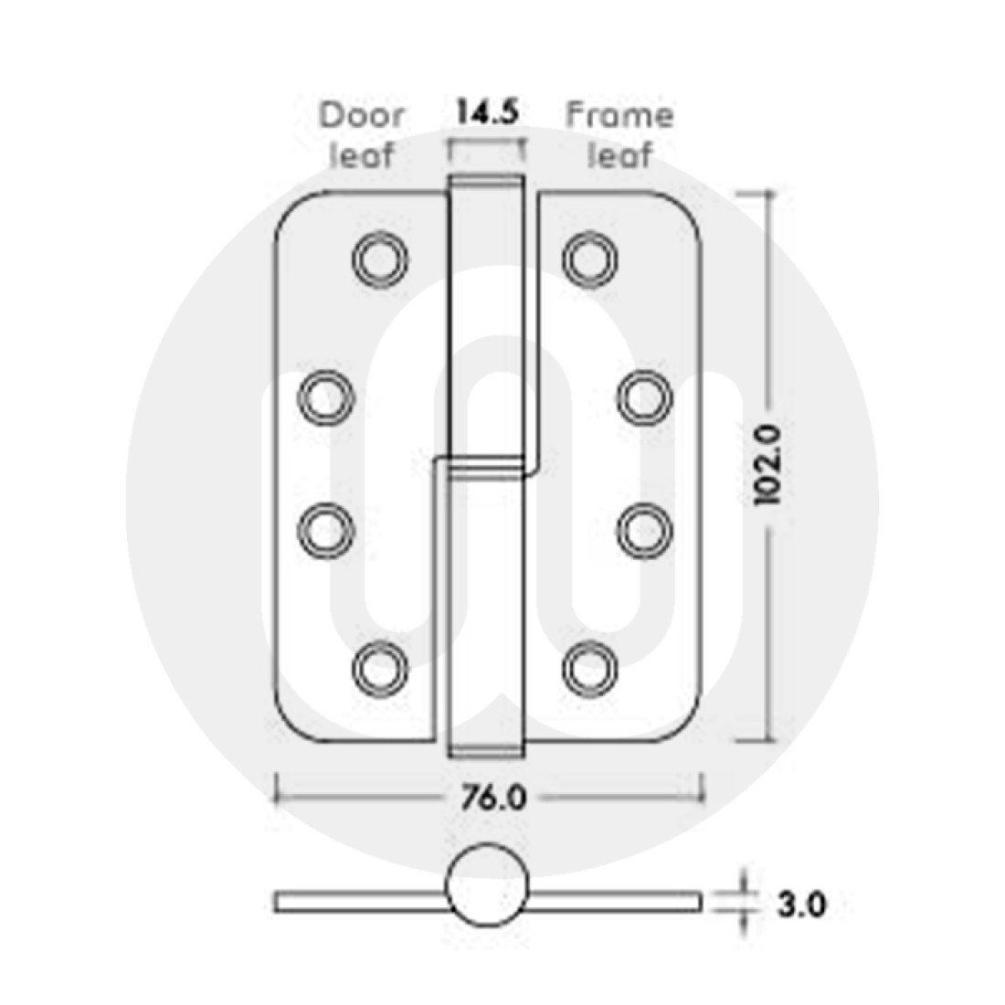 Grade 11 Lift Off Hinge