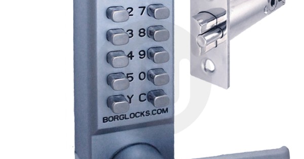 Borg BL2401 Easicode Digital Lock With Optional Holdback for Timber Doors