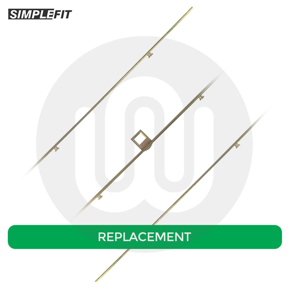 Simplefit Aluminium Peg Espag Rods