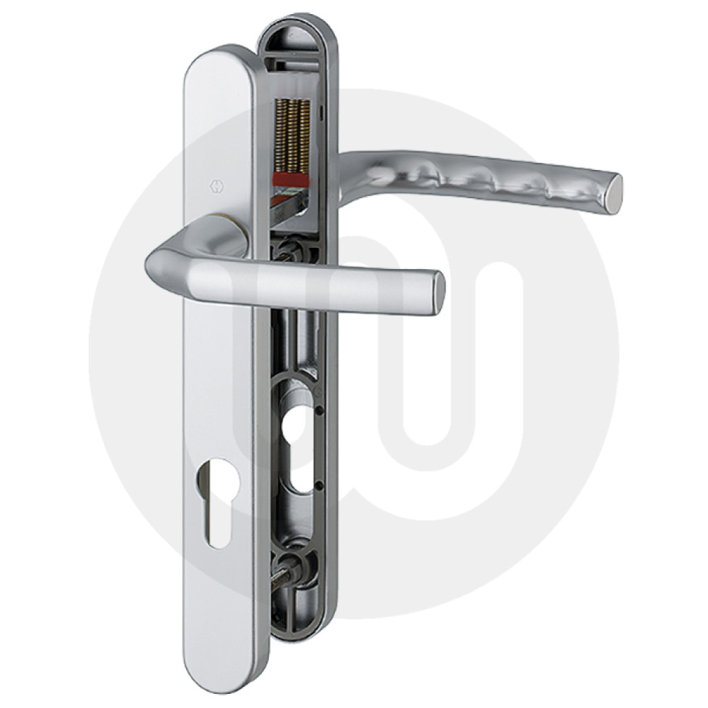 Hoppe Birmingham Sprung Inline Lever/Lever 92PZ/92PZ Door Handle ...