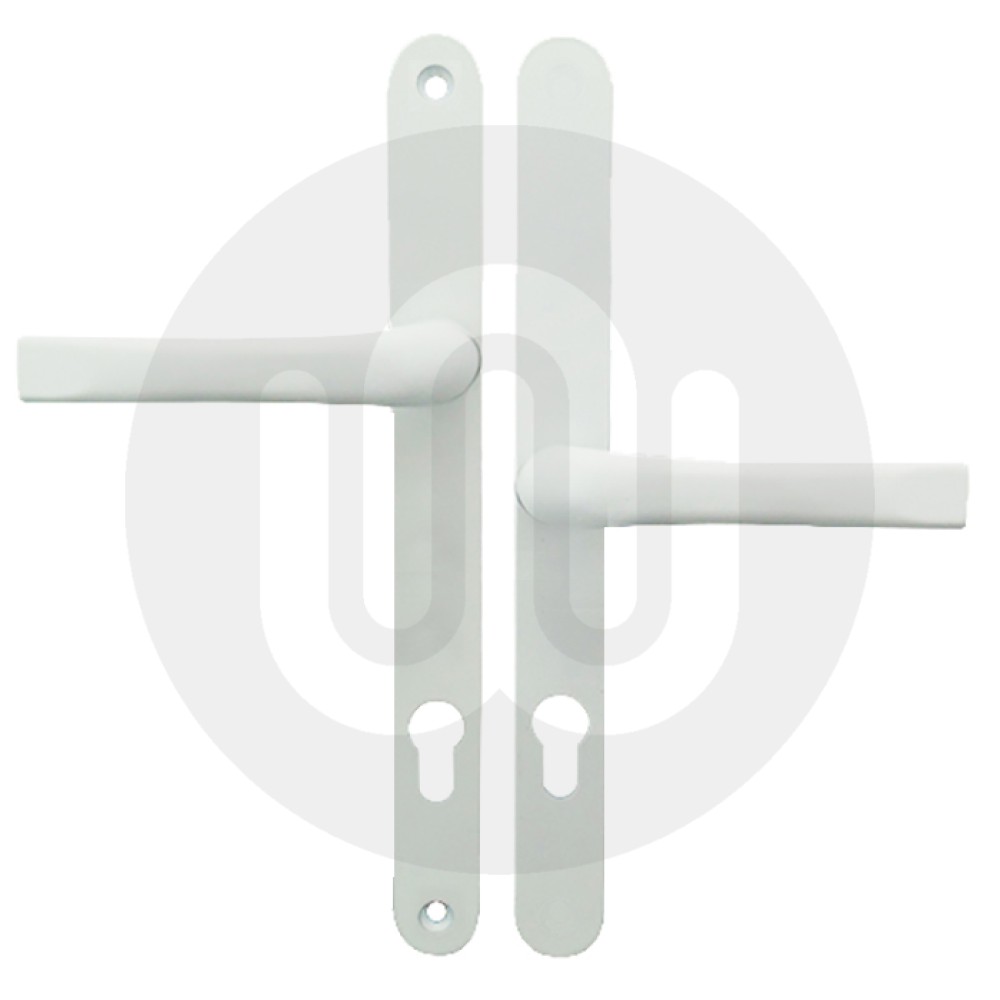 Millenco Offset Lever/Lever 117PZ/86PZ Door Handle - Large Cover (270BP ...