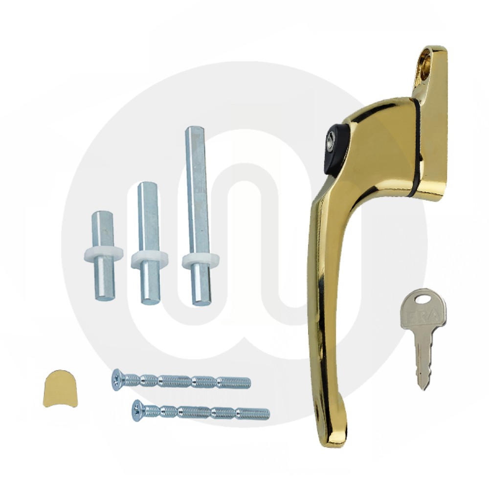 Simplefit Bagged Inline Espag Window Handle With 3 Spindles