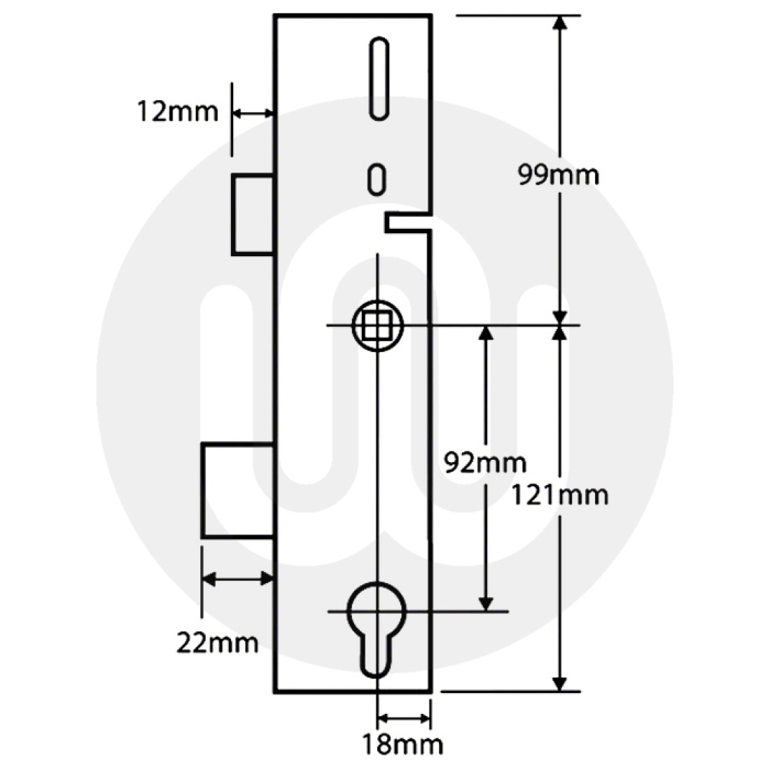 Spartan Centre Case with Deadbolt
