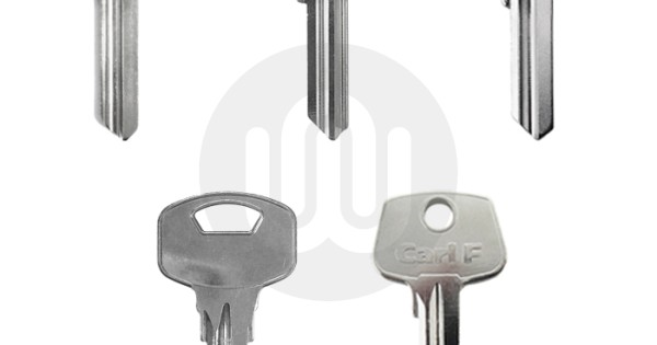 Standard Euro Cylinder Key Blanks - Pack of 10