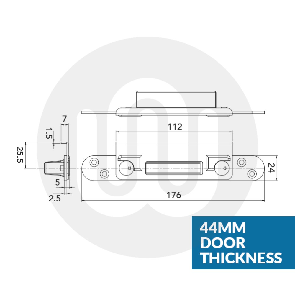 WinkHaus AV2 Keep Set for Timber Doors