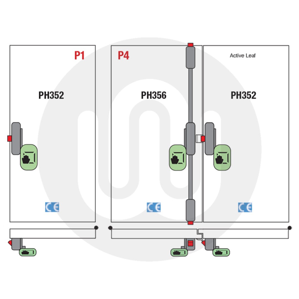 Single Push Pad Latch