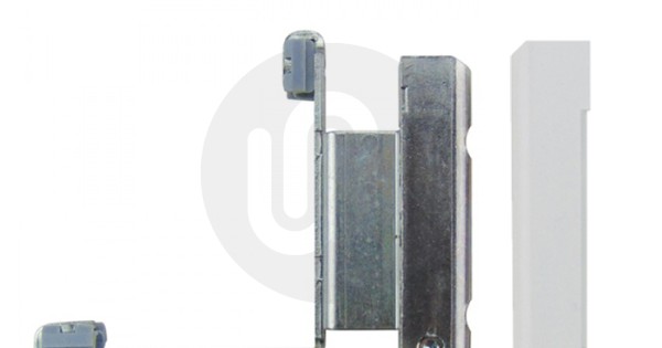 GU Uni Jet D Rebated Bottom Corner Hinge & Cover
