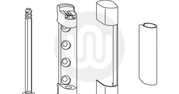 Winkhaus activPilot Concept Top Hinge (Face Fix)