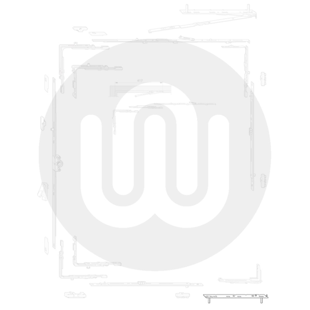 Roto NT 'R' Royal Pivot Rest