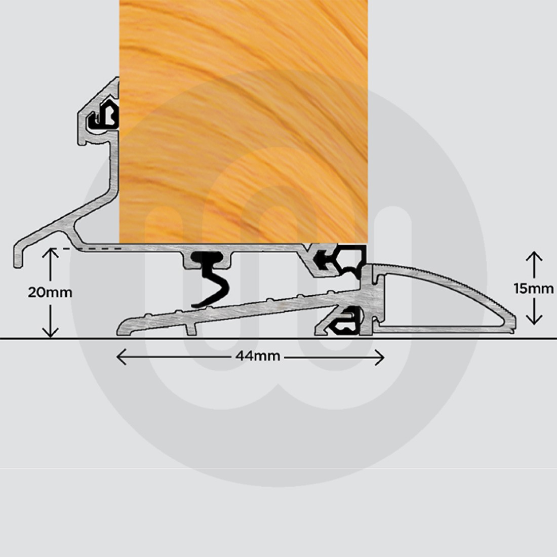 Exitex Threshold & Weatherbar Kit - Outward Opening Doors