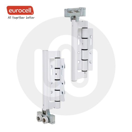 Eurocell Aspect Double Leaf Bifold Roller Set (Larger Carriage)