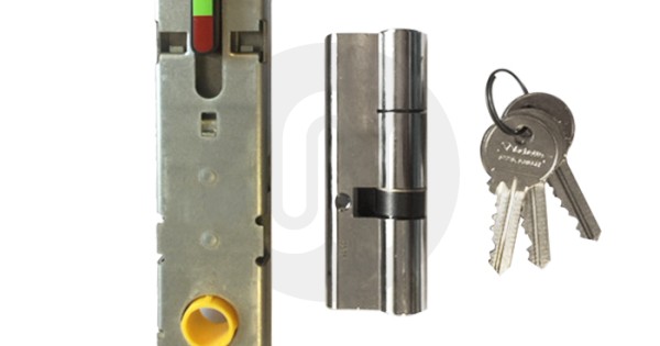 Technal Patio Door Lock with Cylinder