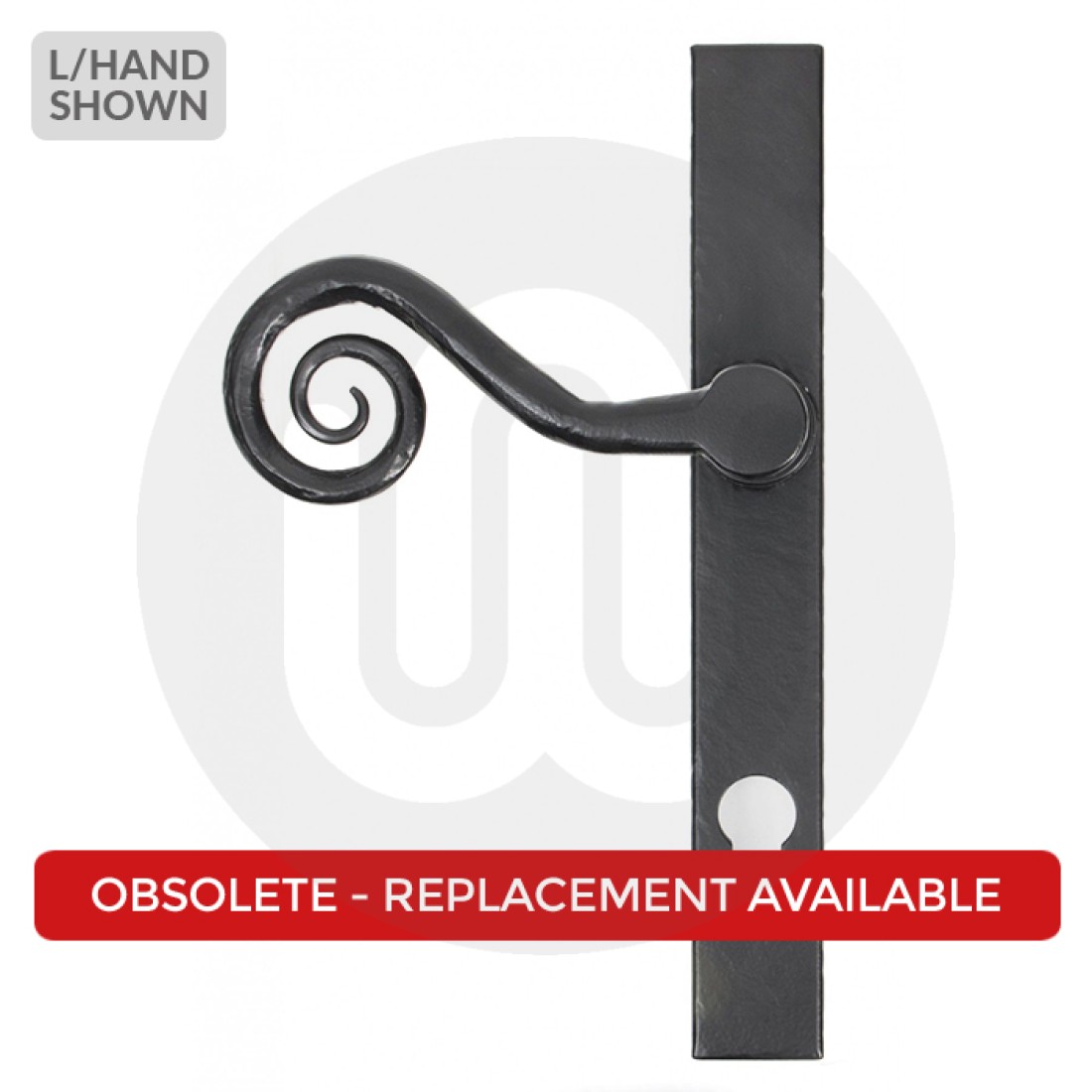 Simplefit Monkey Tail Slimline Inline Lever/Lever 92PZ/92PZ Door Handle ...