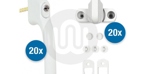 SPECIAL OFFER! 20x Simplefit High Quality Sash Jammers White & 20x ...