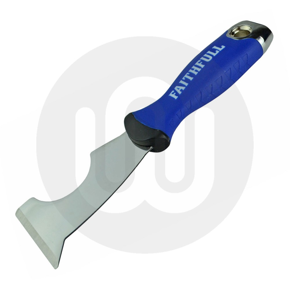 Faithfull Soft-Grip Decorators 4-in-1 Tool