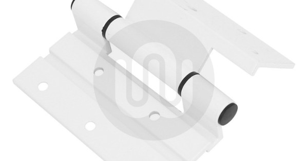 Window Door Aluminium Alloy Stormproof Hinge White 100mm (4”) Long