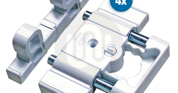 SPECIAL OFFER! 4x CAL Cobra Double Security Bolts for Doors & Windows
