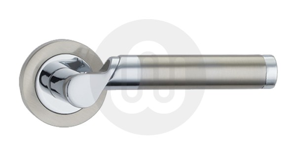Olympia Lever Handle on Rose