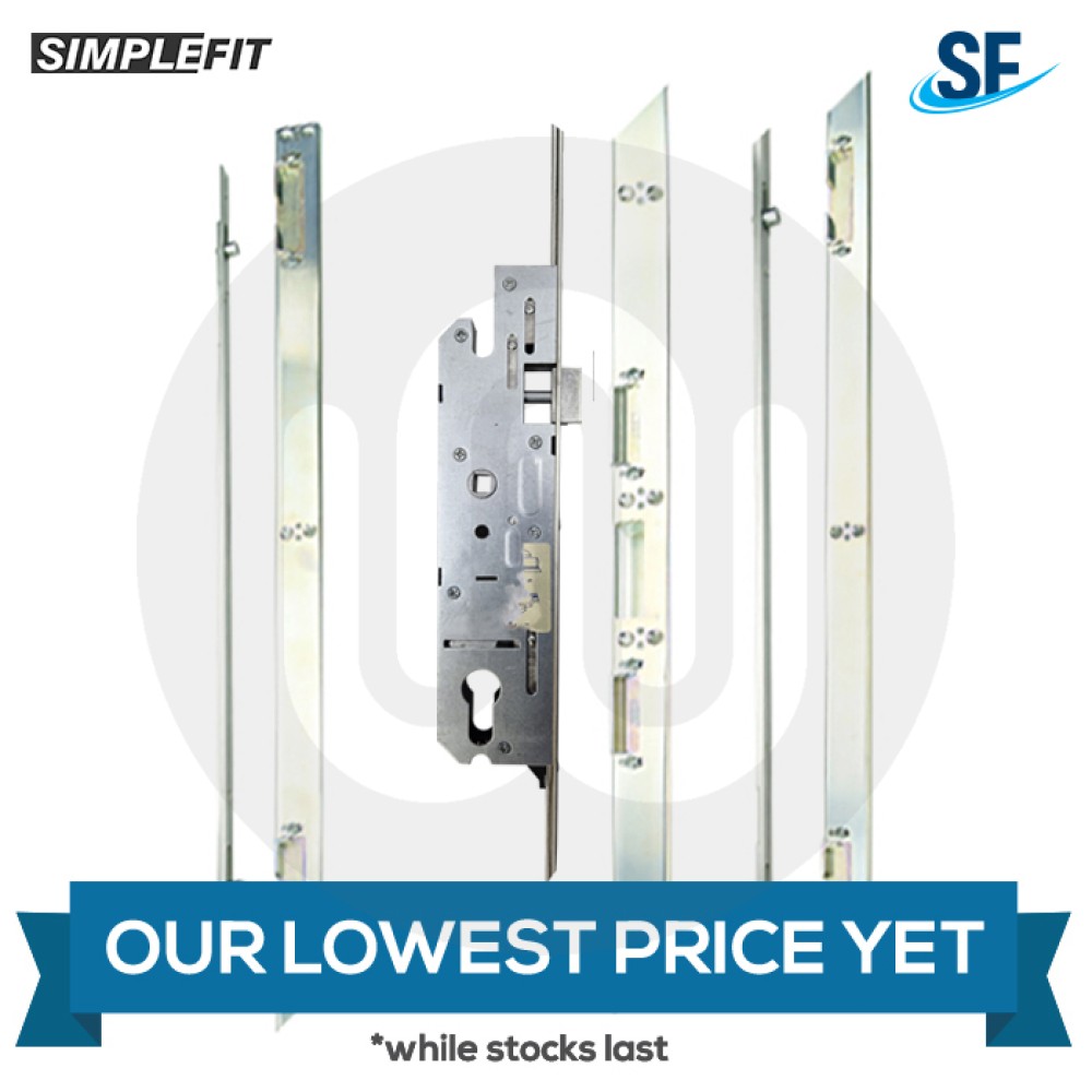 OUR LOWEST PRICE YET: Simplefit 4 Roller Door Lock with Non-Handed One ...