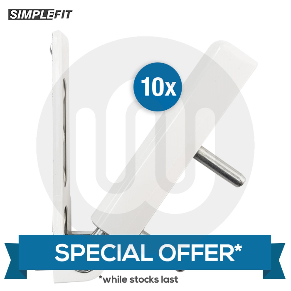 SPECIAL OFFER! Simplefit Tilt & Turn Bottom Hinge - Pack of 10