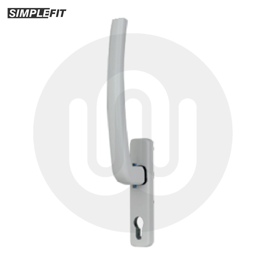 Simplefit Lift & Glide Internal Handle with Cylinder Hole and Screw ...