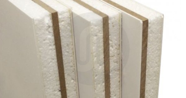 White Upvc Door Panel Reinforced Flat Foam Infill 28mm 24mm Thick