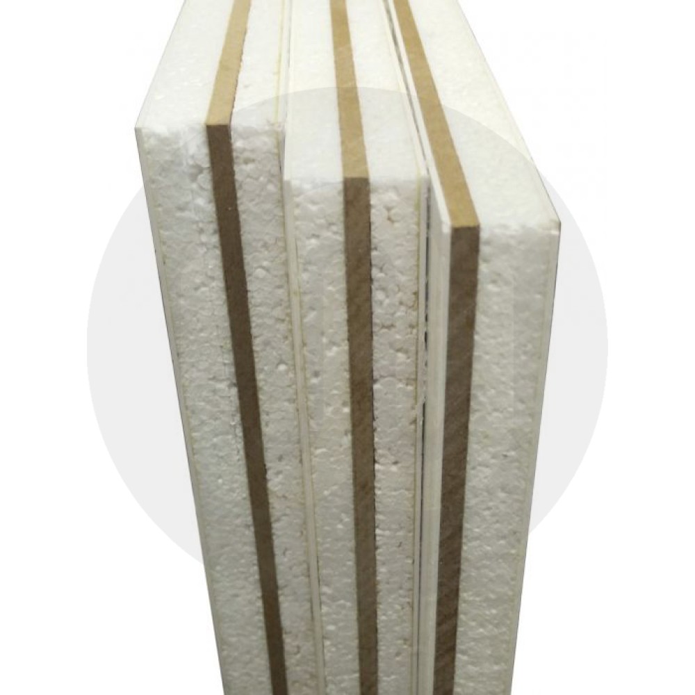 White Upvc Door Panel Reinforced Flat Foam Infill 28mm 24mm Thick