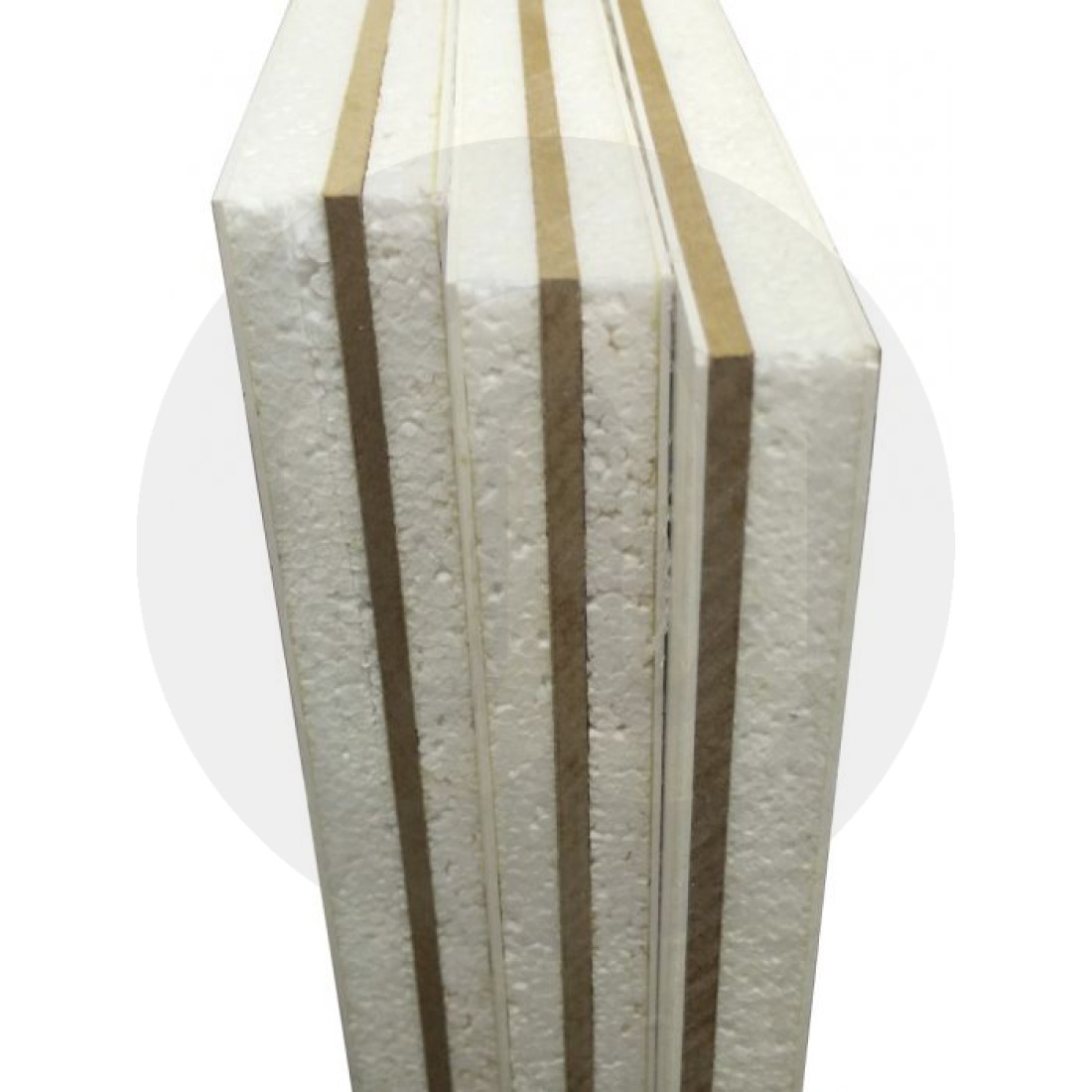 White Upvc Door Panel Reinforced Flat Foam Infill 28mm 24mm Thick