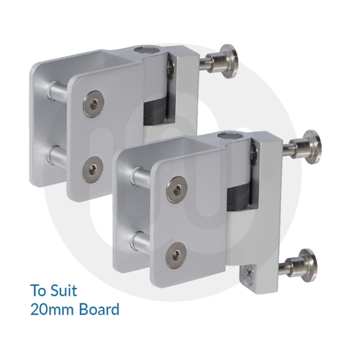 Cubicle U Bracket Gravity Hinges (Sold in Pairs)