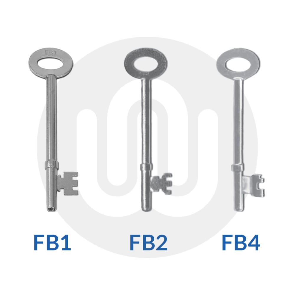 Pre-Cut FB1 / FB2 / FB4 Key To Suit Fire Brigade Locks