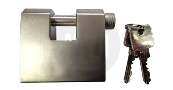 Simplefit Armored Block Lock Shutter Padlock