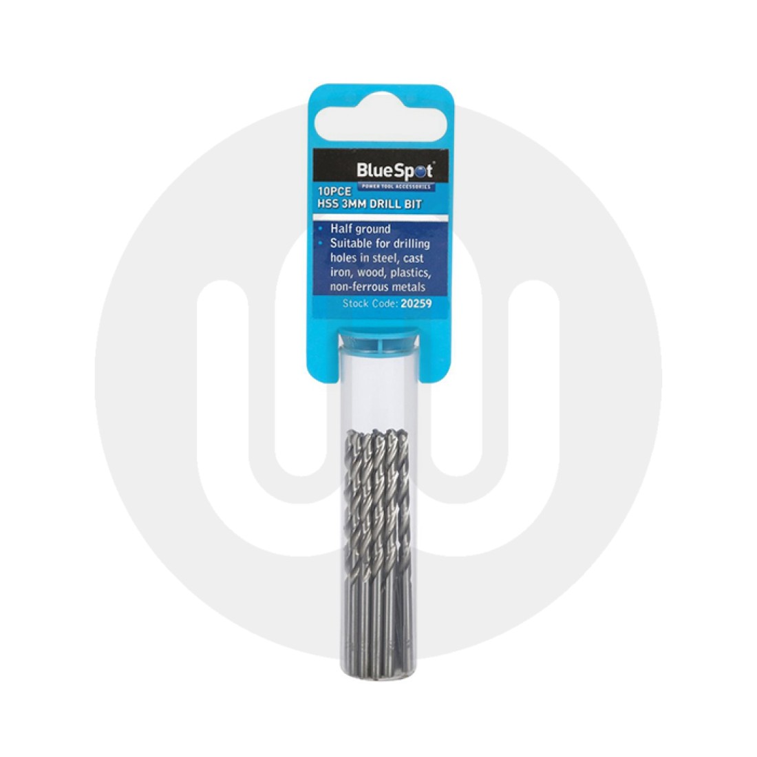 10 Piece 3mm HSS Drill Set