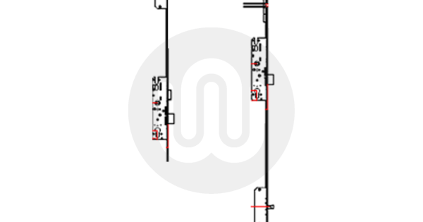 KFV AS2300 W20 Stable Door Lock
