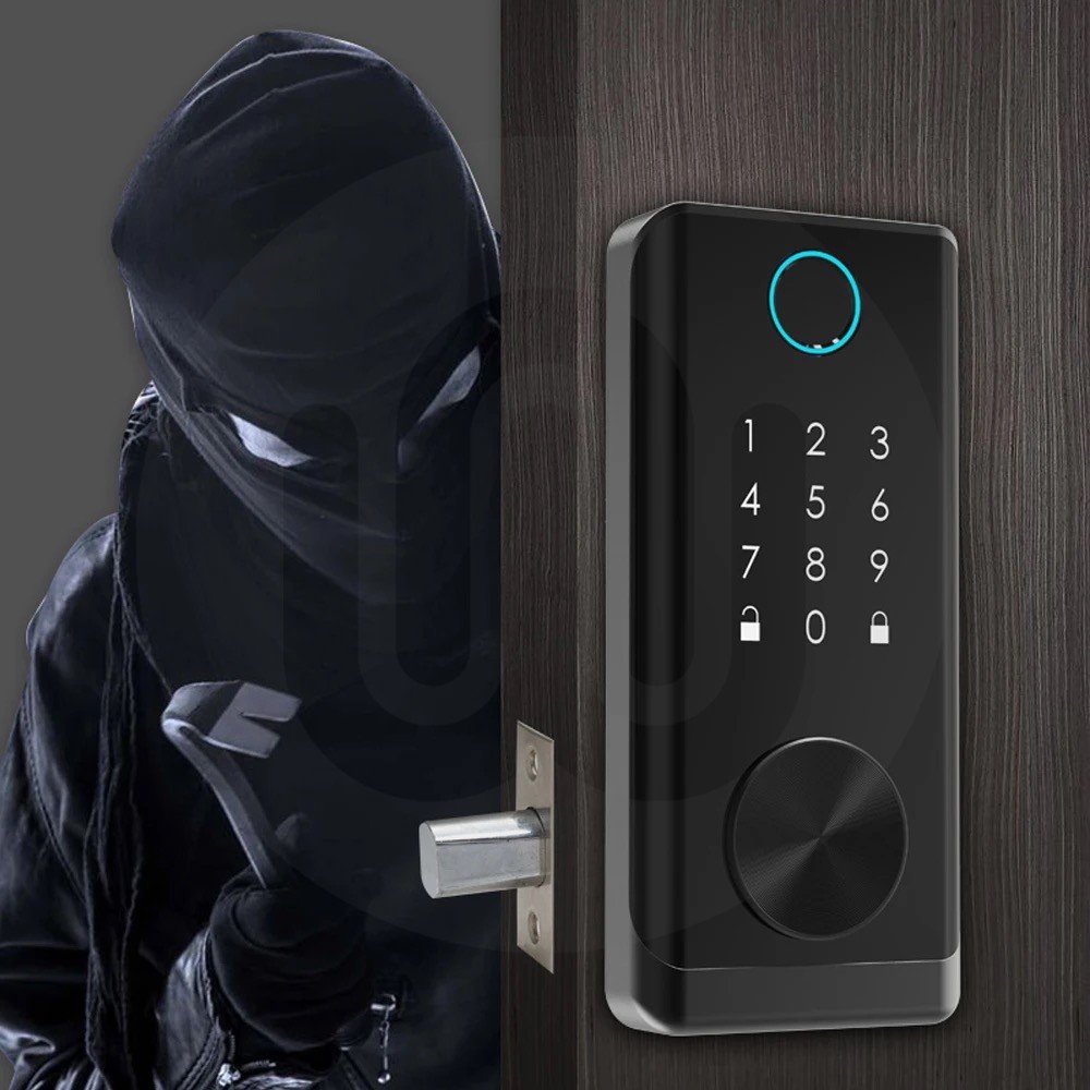 Simplefit Smart Fingerprint Biometric Door Lock Digital Keypad Security ...