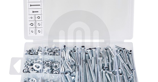 460 PCE Assorted Nut, Washer and Bolt Set