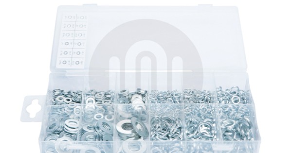 790 PCE Assorted Flat and Spring Washer Set