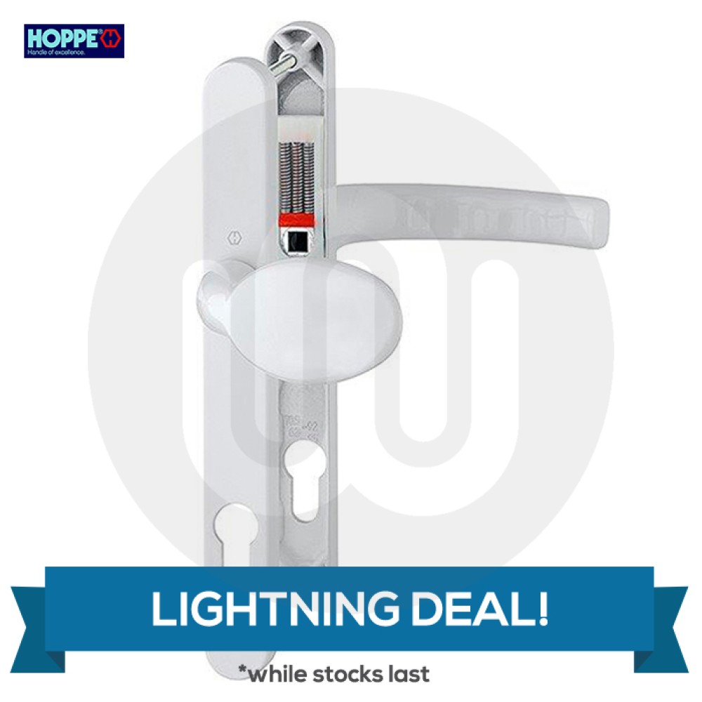 LIGHTNING DEAL! Hoppe Yorkshire Sprung Inline Lever/Pad 92PZ/92PZ Door ...