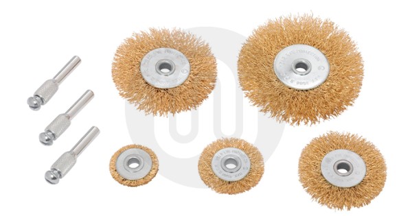 5 PCE Wire Wheel Set