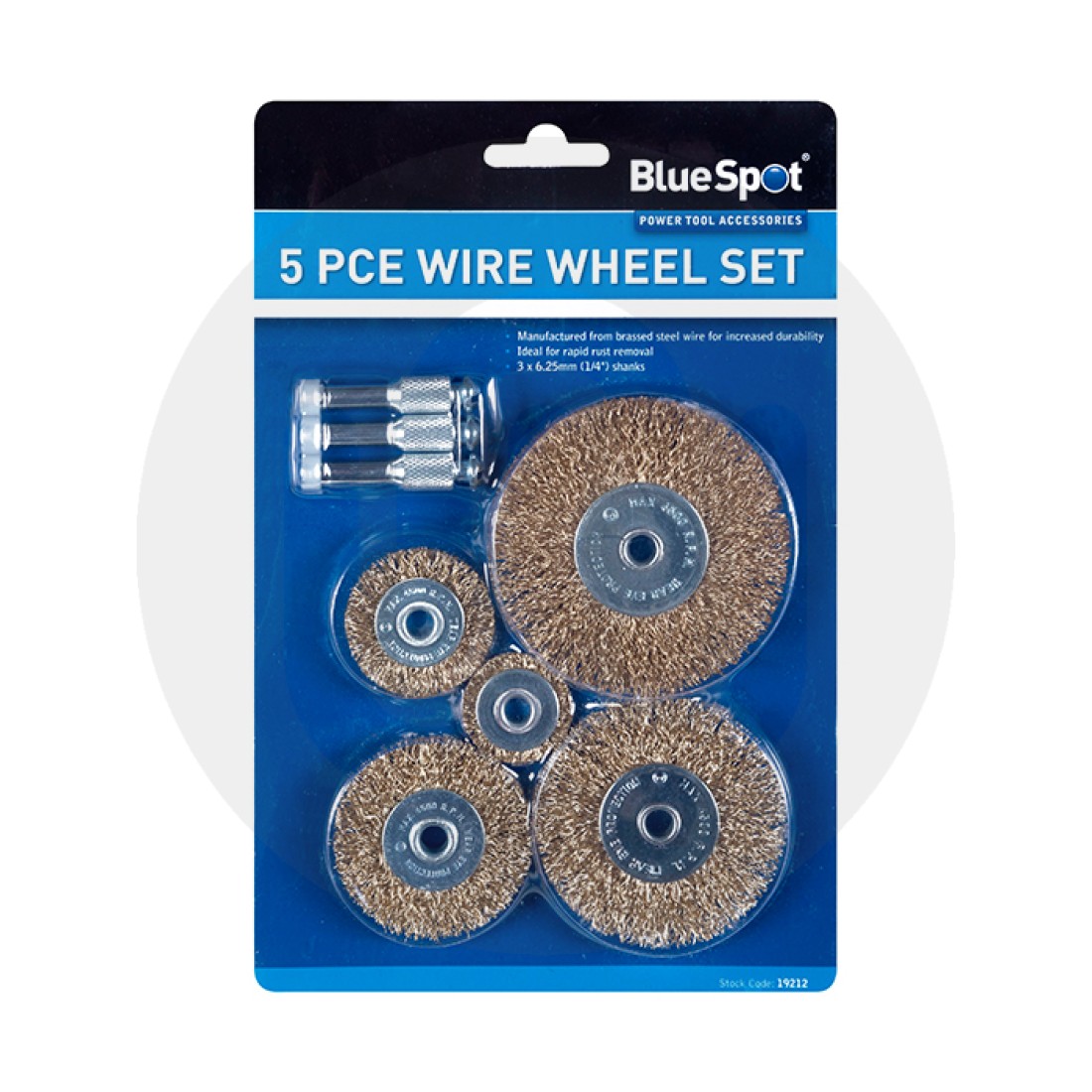 5 PCE Wire Wheel Set