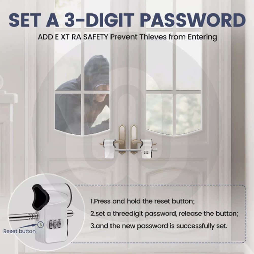 Parrot Lock Multi-Purpose Double Door Locking Device