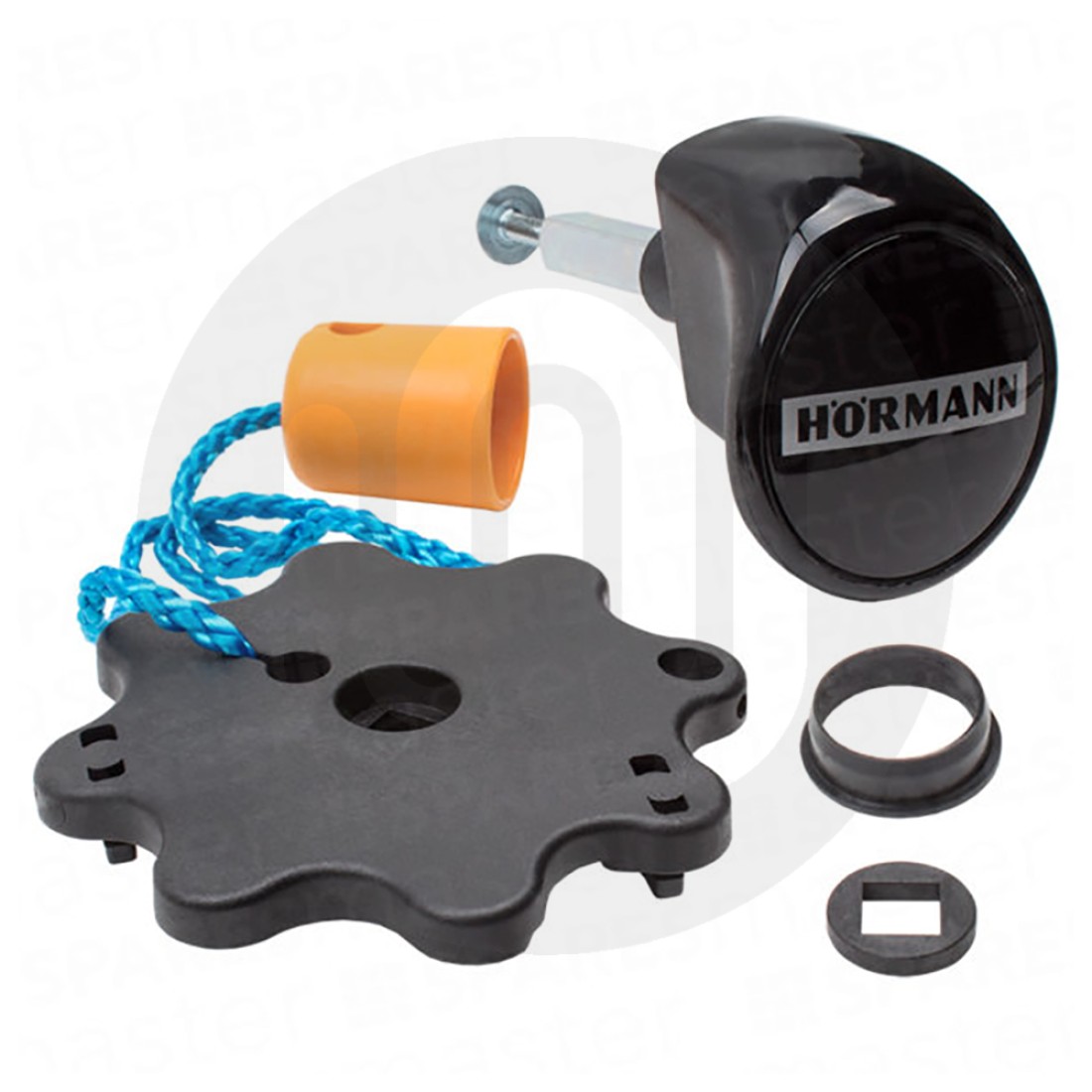 Horman Assembly (Black) for Steel Doors