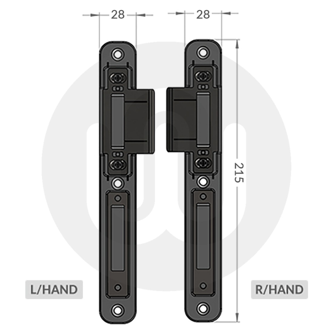 Ingenious 1141 Composite Door Centre Latch
