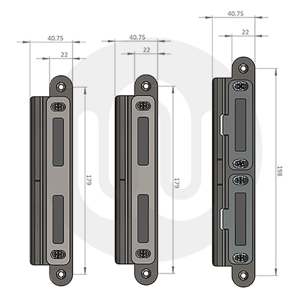 Ingenious 1117 Composite Door Keep Set