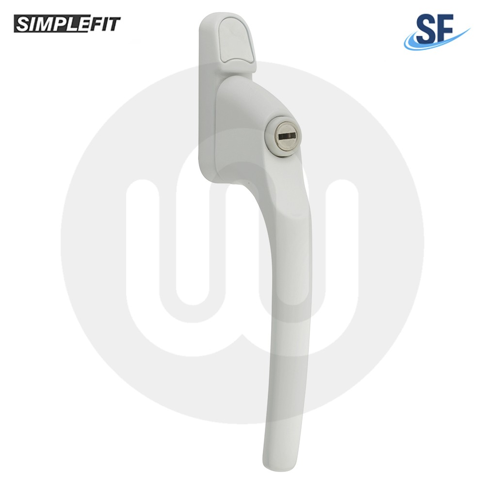 Simplefit Budget Locking Inline Espag Window Handle – 40mm Spindle