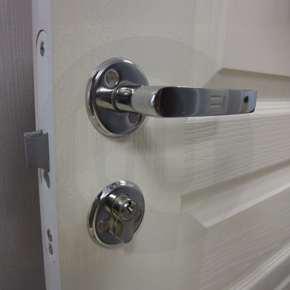 Scandinavian Door Lever Handle Set for Assa Abloy Ruko Yale Tesa Lock