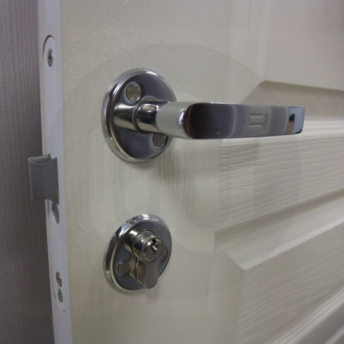 Scandinavian Door Lever Handle Set for Assa Abloy Ruko Yale Tesa Lock