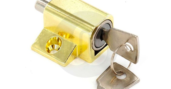 Push Button Patio Door Lock