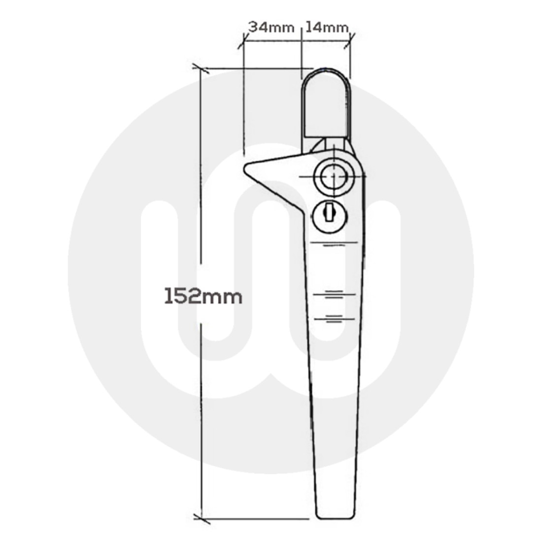 Scope Cockspur Window Handle